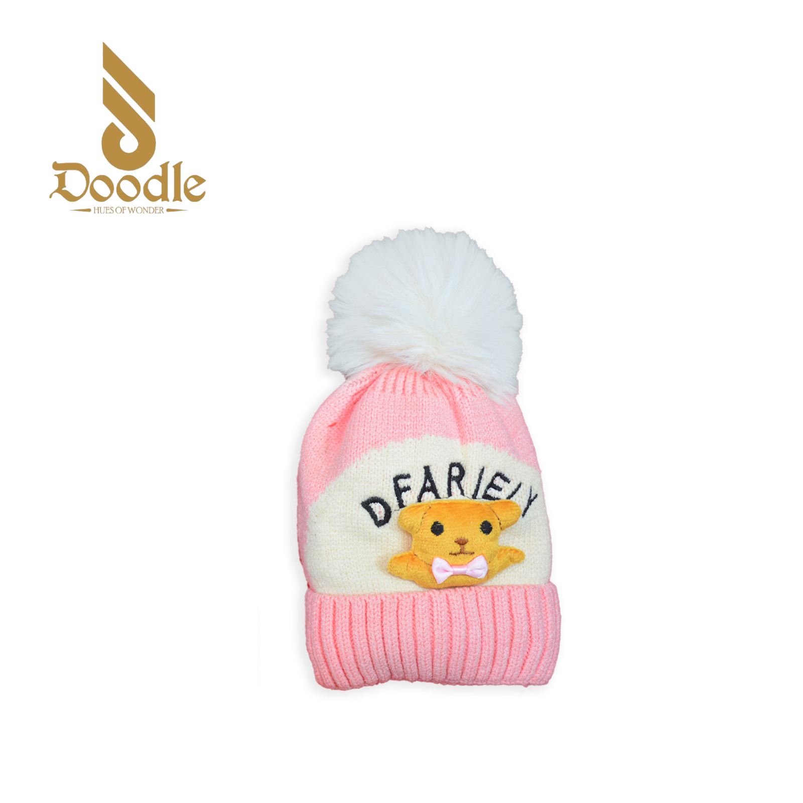 Dear Animated Soft Woolen Cap - Doodlepk